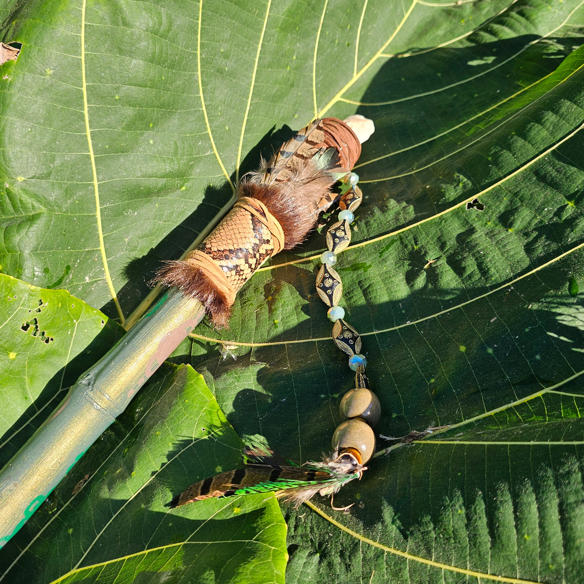 Inanna Snake Goddess Earthy Elemental Shaman Spear – Shaman Spears